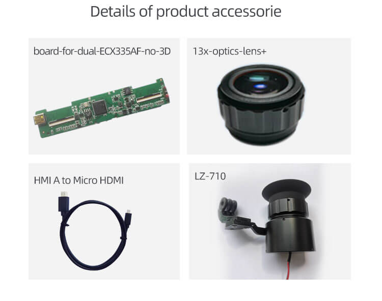 Sony ECX335AF 0.71 Inch 1920x1080 OLED Display Small Amoled Dual Screen With HDMI Board For HMD ...