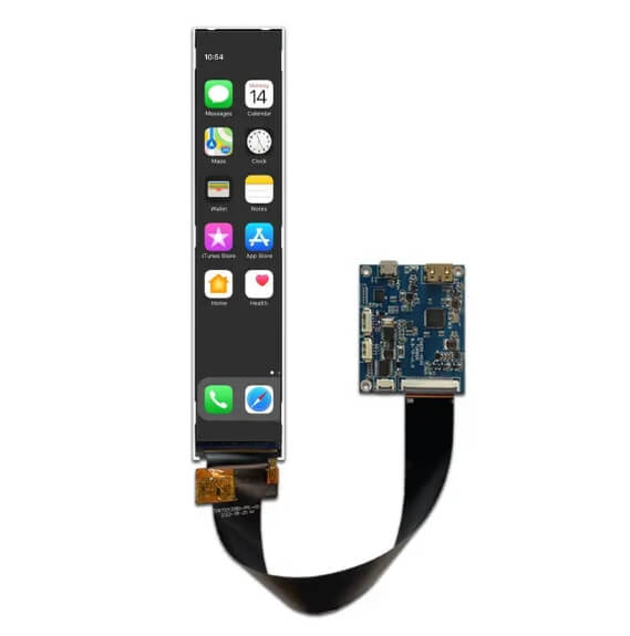 6.9 Inch Stretched Bar Display IPS 280x1424 OTA7290B MIPI 4 LANE High Brightness Bar LCD Display ...