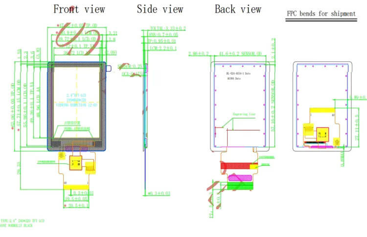 Esp32 24 Inch 240×320 Rgb Ips Tft Display Touch Screen Arduino Lvgl Wifi Ble Uart Smart Module