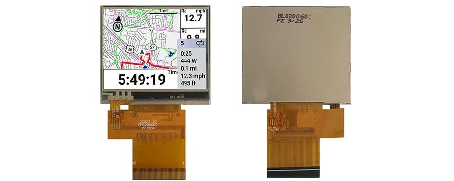 2 Inch High Brightness Display 800nits IPS 480x360 TTL Wide Temperature ...