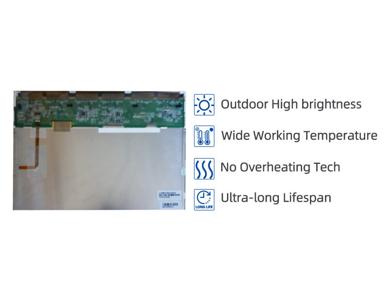 15 Inch High Brightness Display 1050nits 1600x1200 LVDS Wide ...