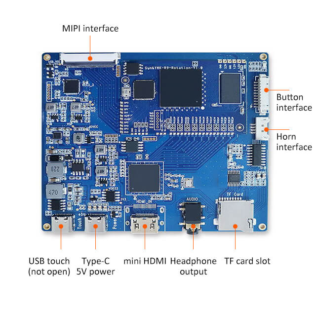 5 inch 720*1280 AMOLED LCD display panel HD-MI to MIPI Driver board for ...