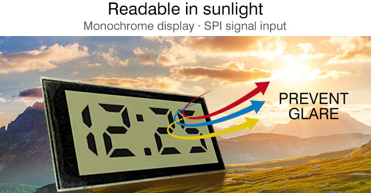 LS011B7DH03 Sharp 1.1 inch MIP Display 160x68 SPI 10Pins Sunlight ...