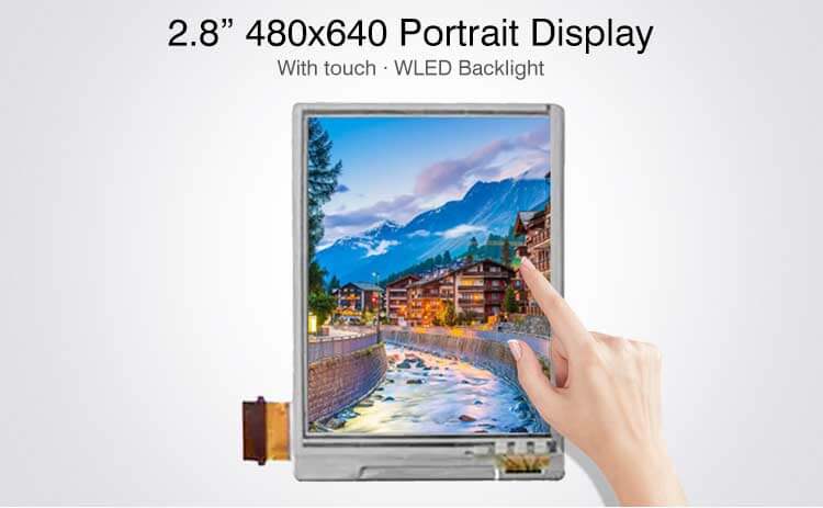 Original TD028TTEC1 TPO 2.8 Inch TFT LCD Display 480×640 Parallel RGB ...