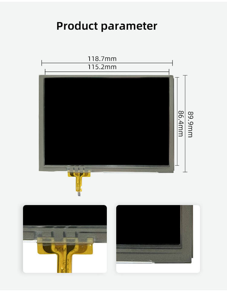 Original factory high brightness 5.7 inch 640*480 RGB lcd screen ...