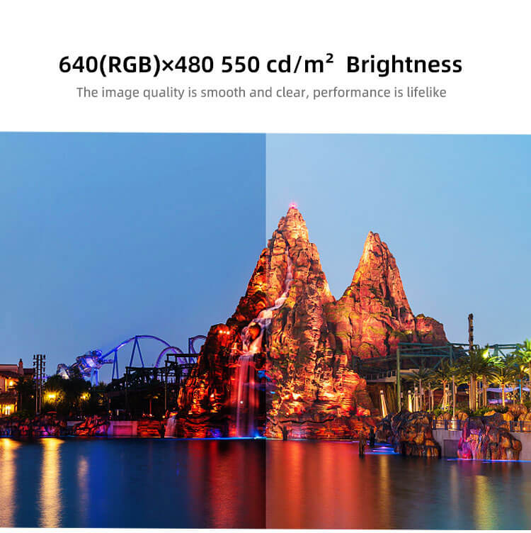 Original factory high brightness 5.7 inch 640*480 RGB lcd screen ...