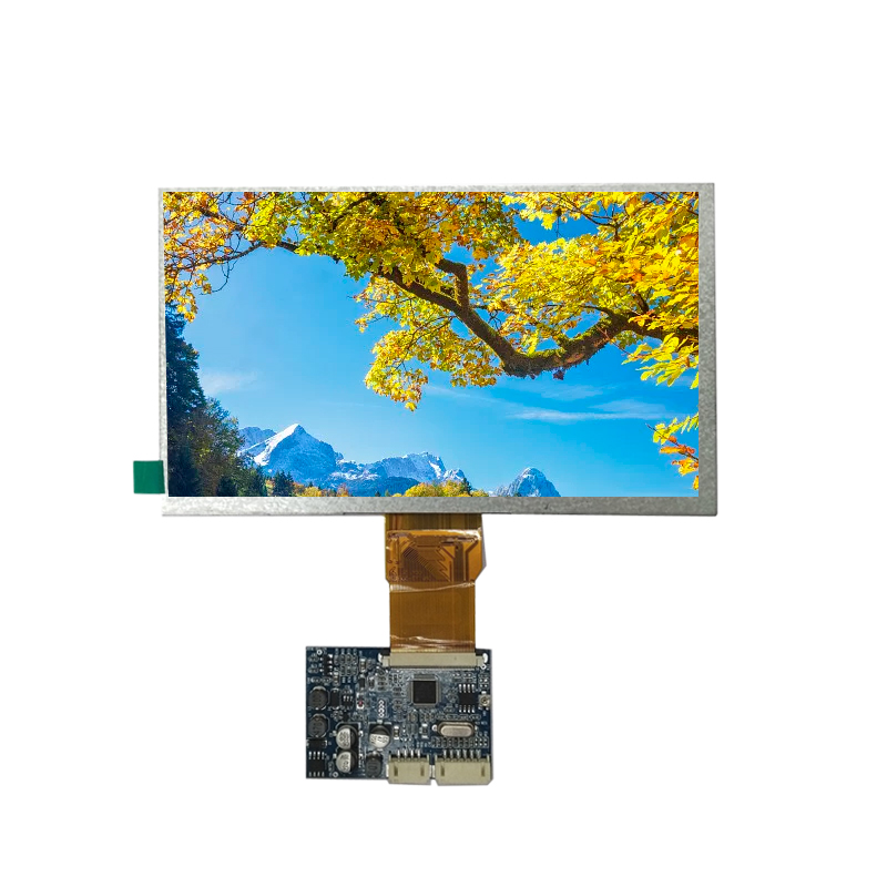 LCD Display 7 inch 800*480 High Brightness LCD Panel Building Visual ...