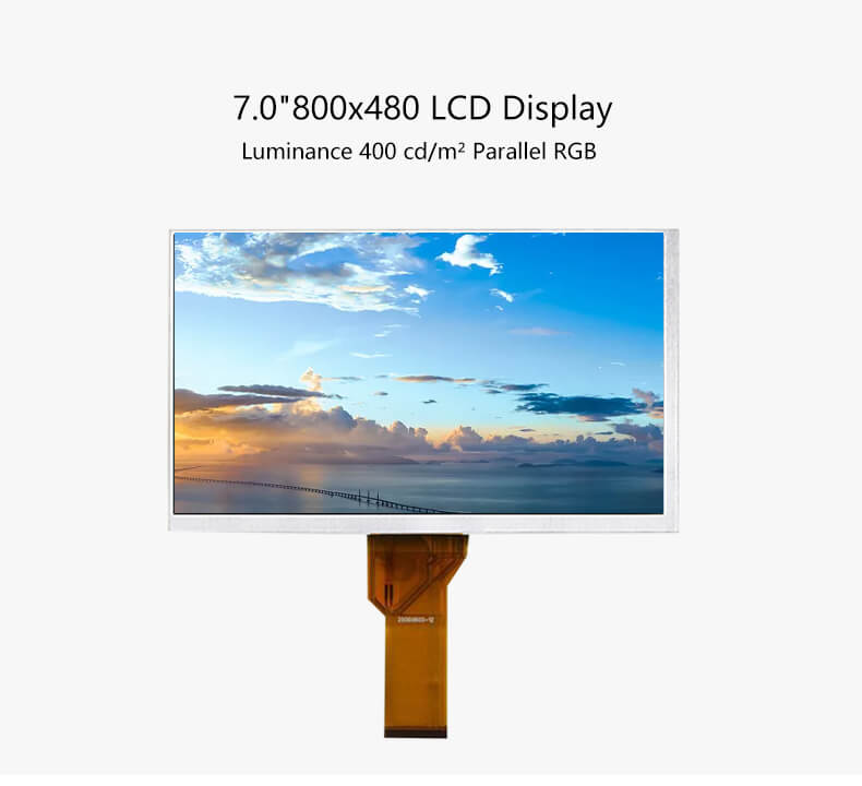 Factory Custom 800*480 Resolution LCD Display 7 Inch Wide LCD Display ...