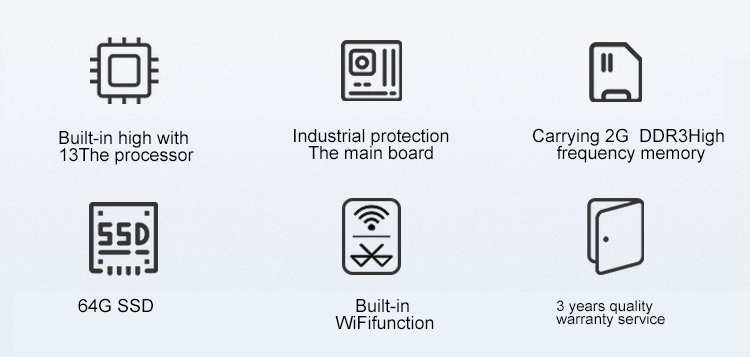 7 inch Android industrial all-in-one embedded capacitive touch RK3288 ...