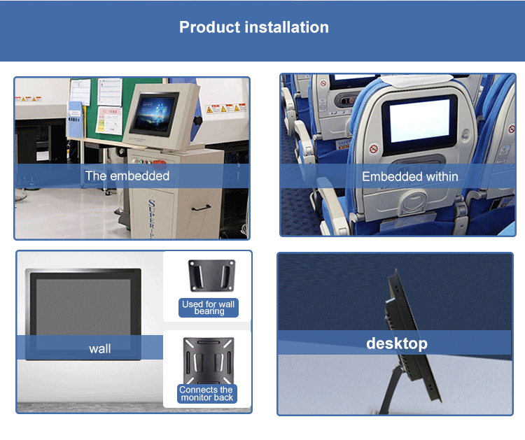 Industrial display 7 inch capacitive touch operation console terminal ...