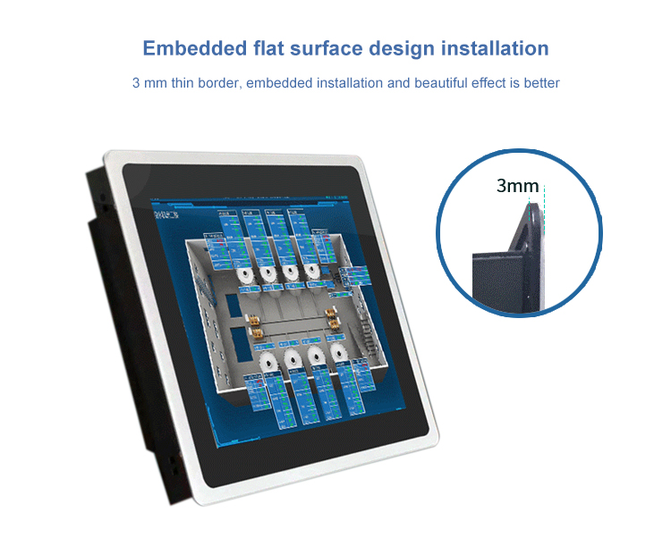 15 inch industrial display tablet 4.0 automation equipment monitor ...