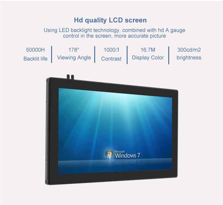 OEM 15 inch industrial control display visual inspection equipment anti ...