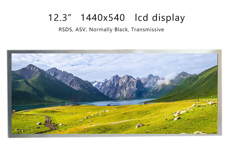 DJ123IA-01B Innolux 12.3 Inch Stretched Bar Display LVDS Interface ...