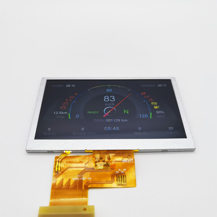 5 inch 800x480 IPS industrial LCD RGB 24 Interface Touch LCD Display ...