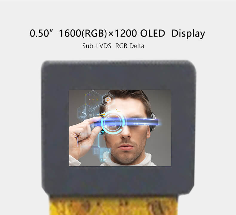 ECX339A Sony 5 inch 1600x1200 OLED Display Sub-LVDS Interface Amoled ...