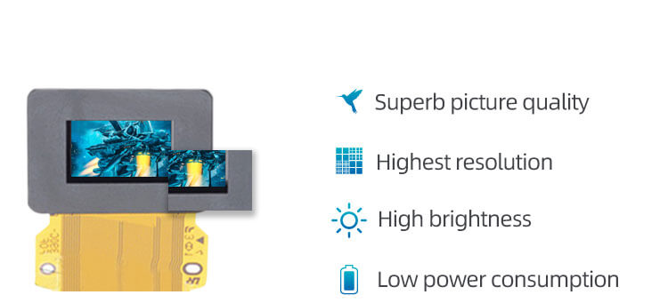 Sony ECX334AF 0.39 inch 1024x768 OLED Display 500cd/m² Amoled For Fire ...