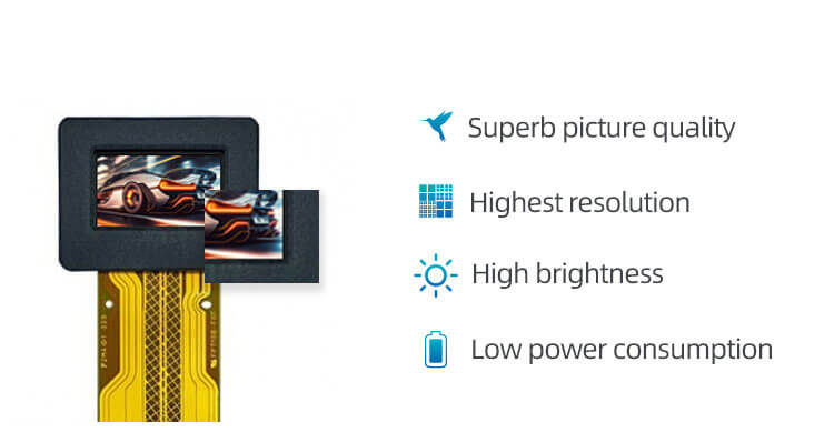 Sony ECX335AF 0.71 Inch 1920x1080 OLED Display Small Amoled Dual Screen With HDMI Board For HMD ...