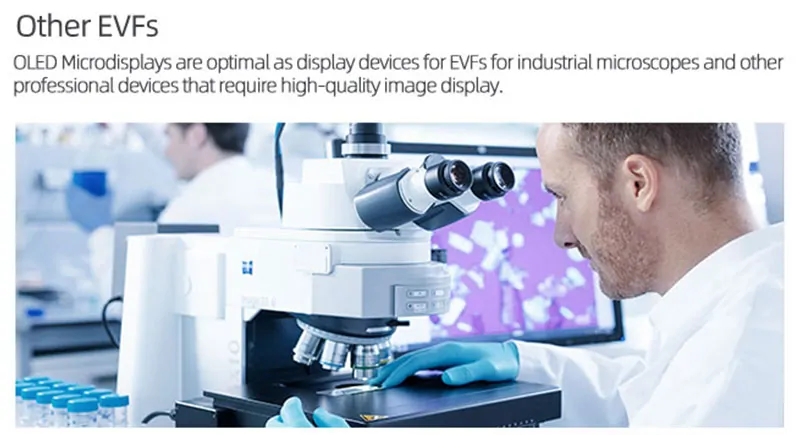 ET05100 0.96-inch silicon-based OLED screen with a resolution of ...