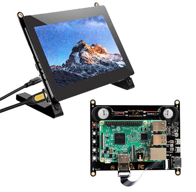 5 inch 800x480 Monitor With Capacitive Touch Screen HDMI USB Interface ...