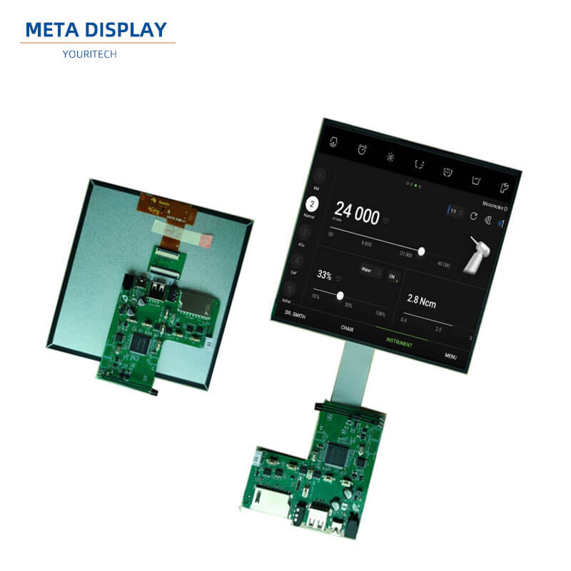 7.6 Inch Square Display 800x800 MIPI TFT LCD Display With HDMI Board ...