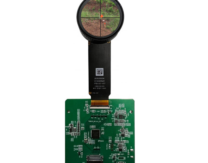 SY103WAG01+5B103H02-1 1 Inch Si-OLED Display 2560x2560 Circular Display ...