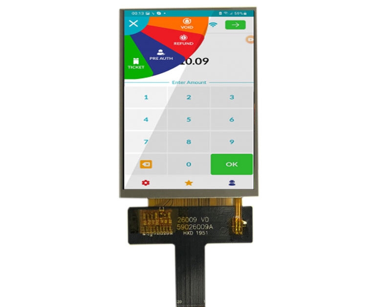 2.6 Inch Wide Temperature TFT LCD Display 320x432 MIPI ILI9488 -30°C to ...