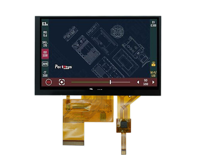 5 Inch Wide Temperature TFT LCD Display 800x480 RGB ST7262 -30°C to 85 ...