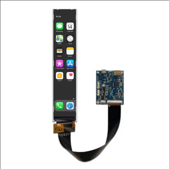 6.9 Inch Stretched Bar Display IPS 280x1424 OTA7290B MIPI 4 LANE High Brightness Bar LCD Display ...