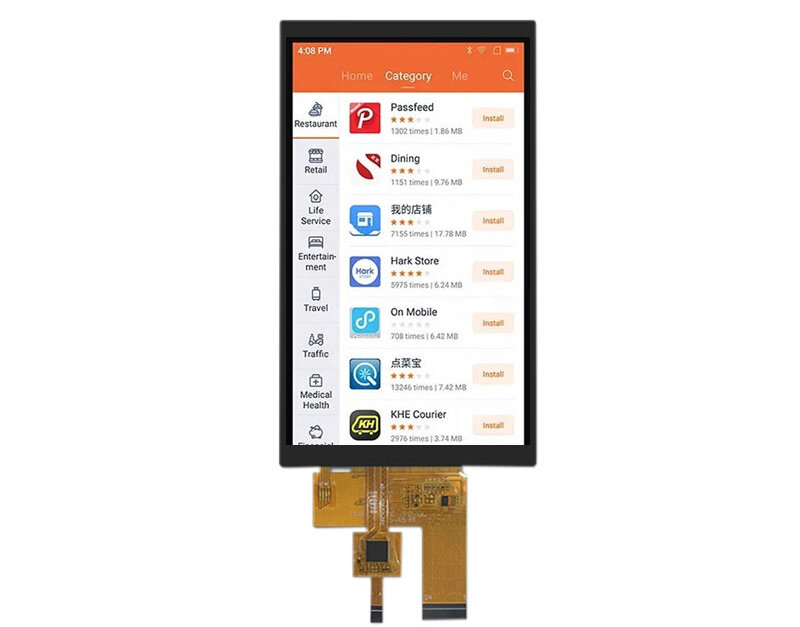 5 Inch TFT LCD Display 720x1280 NV3051FL LVDS IPS LCD Panel - YOURITECH