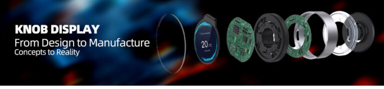 1.5 Inch 466×466 Round AMOLED Knob Display Touch Screen ESP32 Arduino LVGL WIFI BLe Uart Smart ...