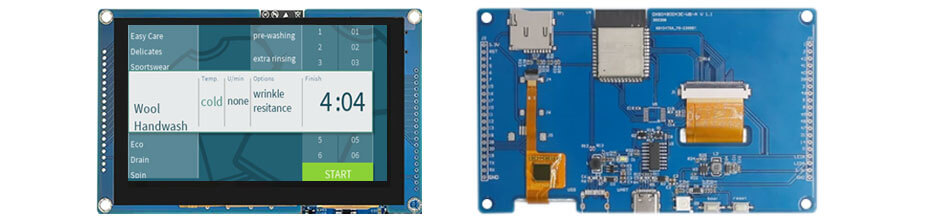 7 Inch Capacitive Touch Serial Port Screen 800x480 ESP32 Development ...