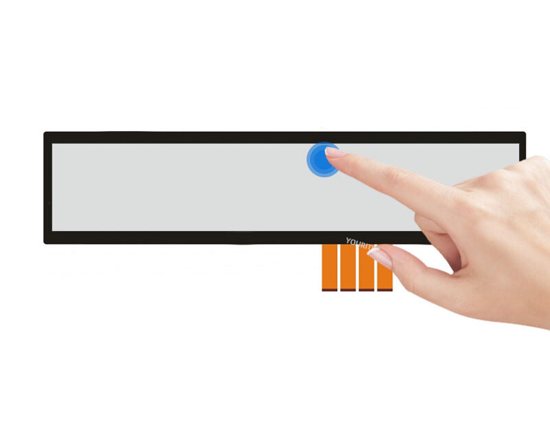 48 Inch Capacitive Touch Screen G+G Multi-touch USB/I2C 3840×720 Bar ...