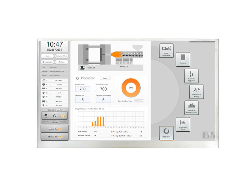 9 Inch Wide Temperature LCD Display 1024×600 LVDS -30°C to 85°C TFT LCD ...
